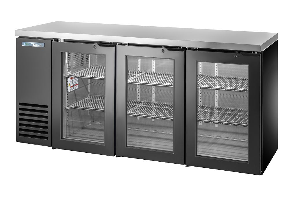 Back Bar Cooler 72" Glass Doors - KLRvi